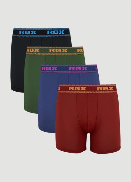Men's Performance Mesh Boxer Briefs 4-Pack – RBX Active