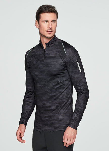 Prime Camo Compression 1/4 Zip Base Layer Tee – RBX Active