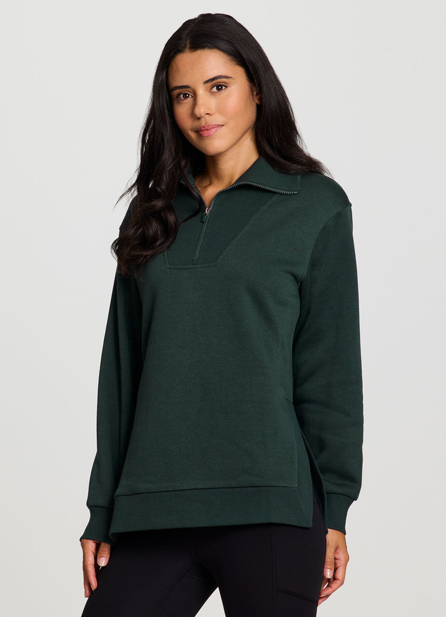 Downtown Fleece 1/4 Zip Tunic - RBX Active