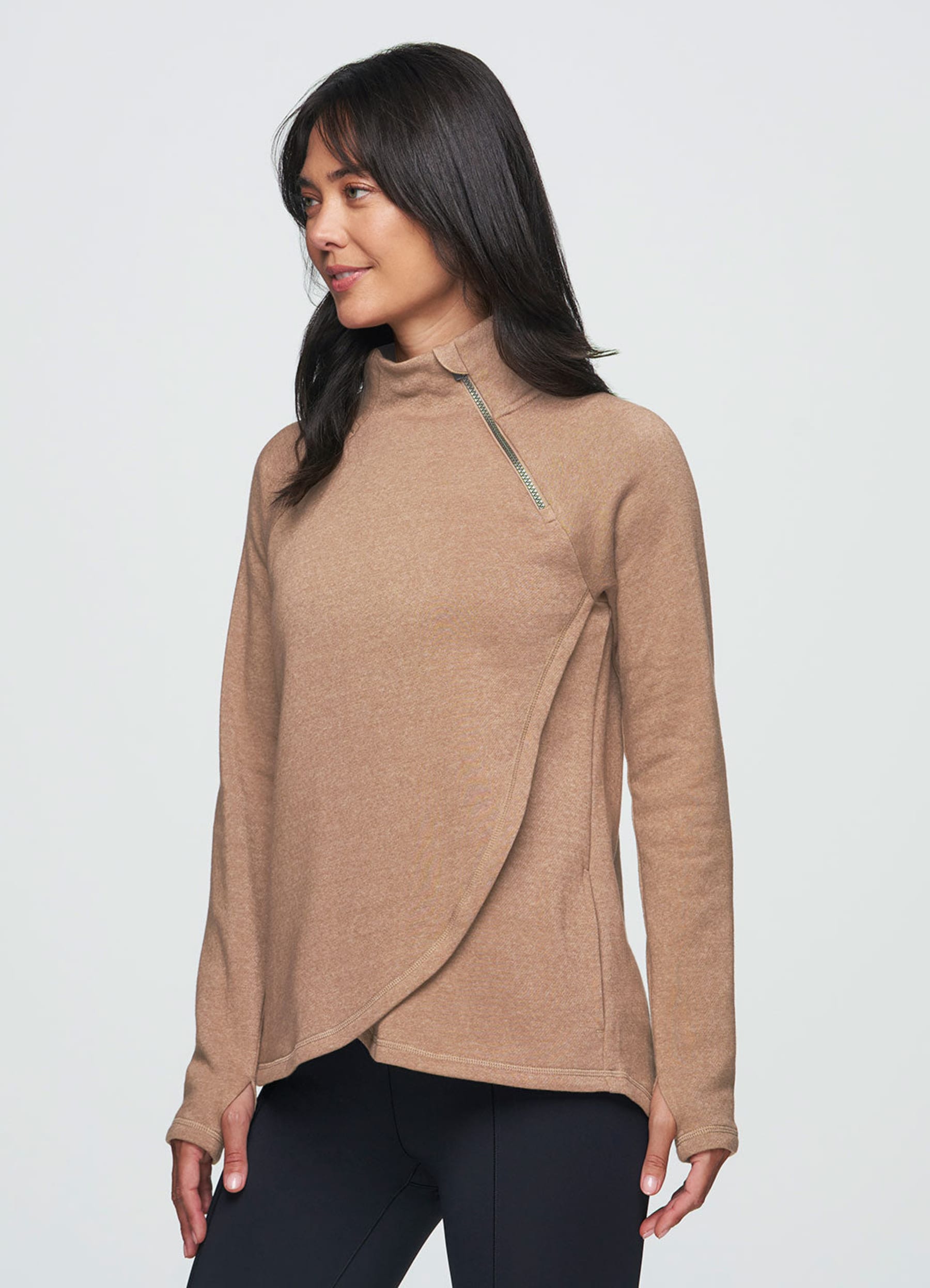 Prime Ready To Roll Fleece Zip Mock Neck Pullover - RBX Active