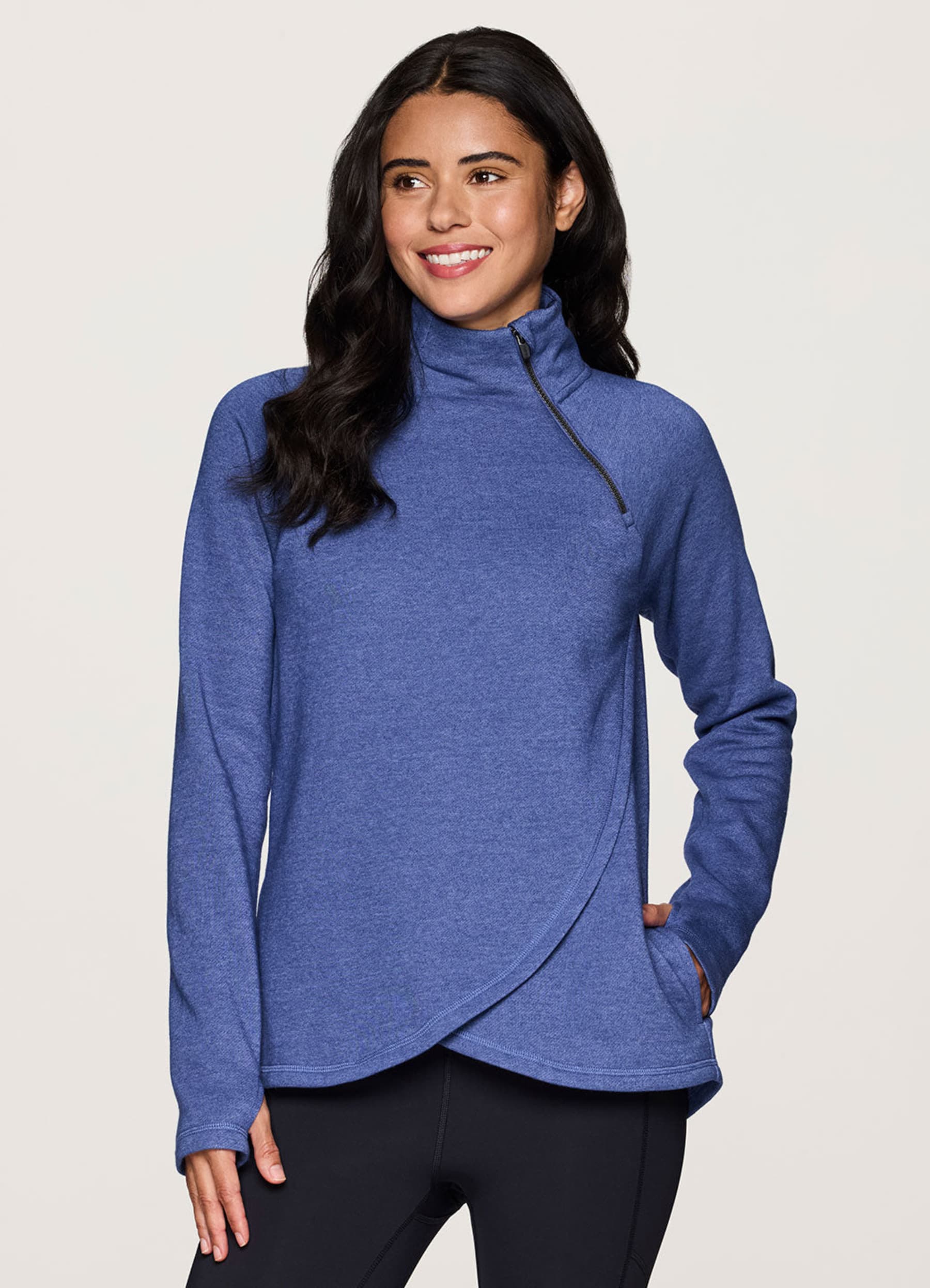 Prime Ready To Roll Fleece Zip Mock Neck Pullover - RBX Active
