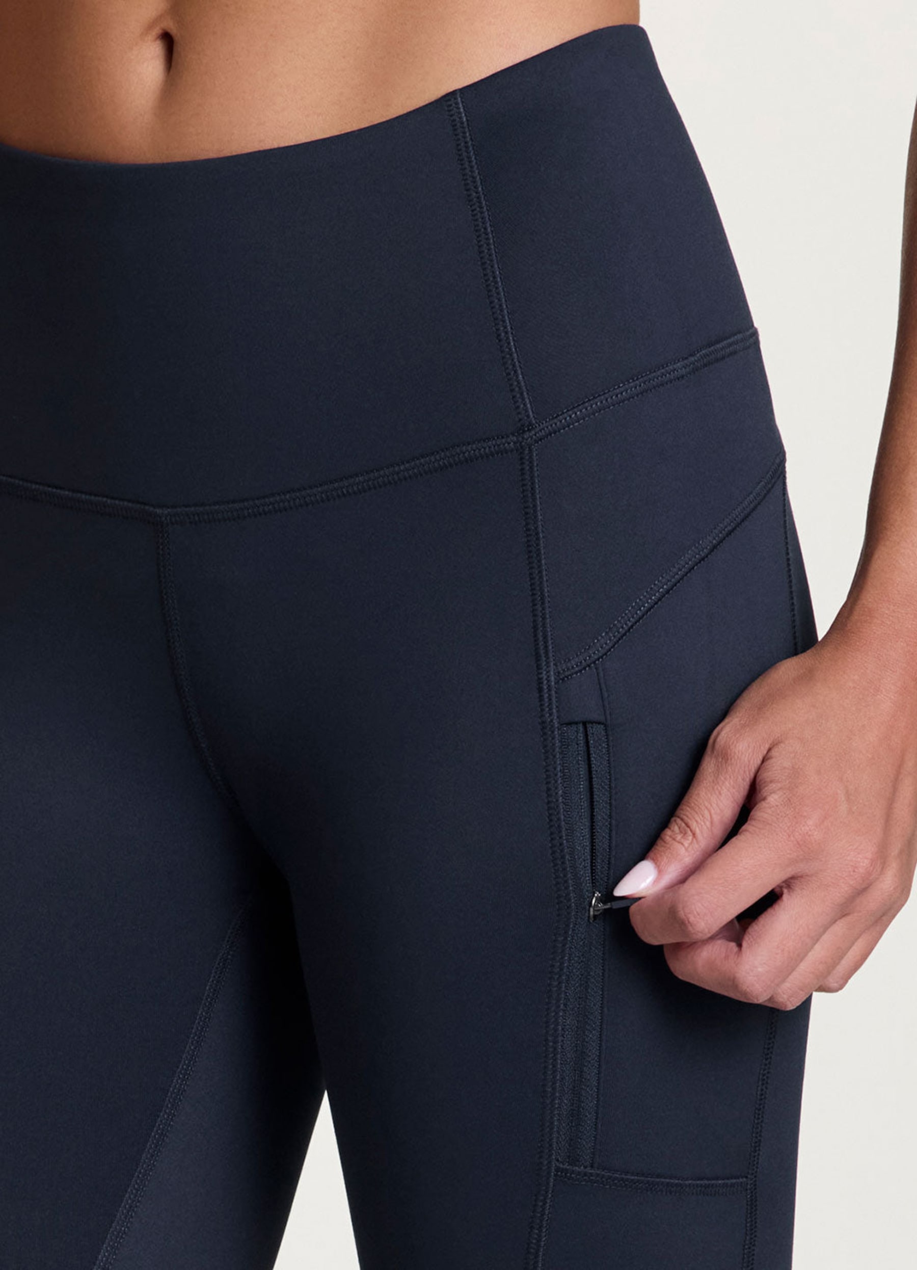 Fleece Lined Zip Pocket Legging - RBX Active