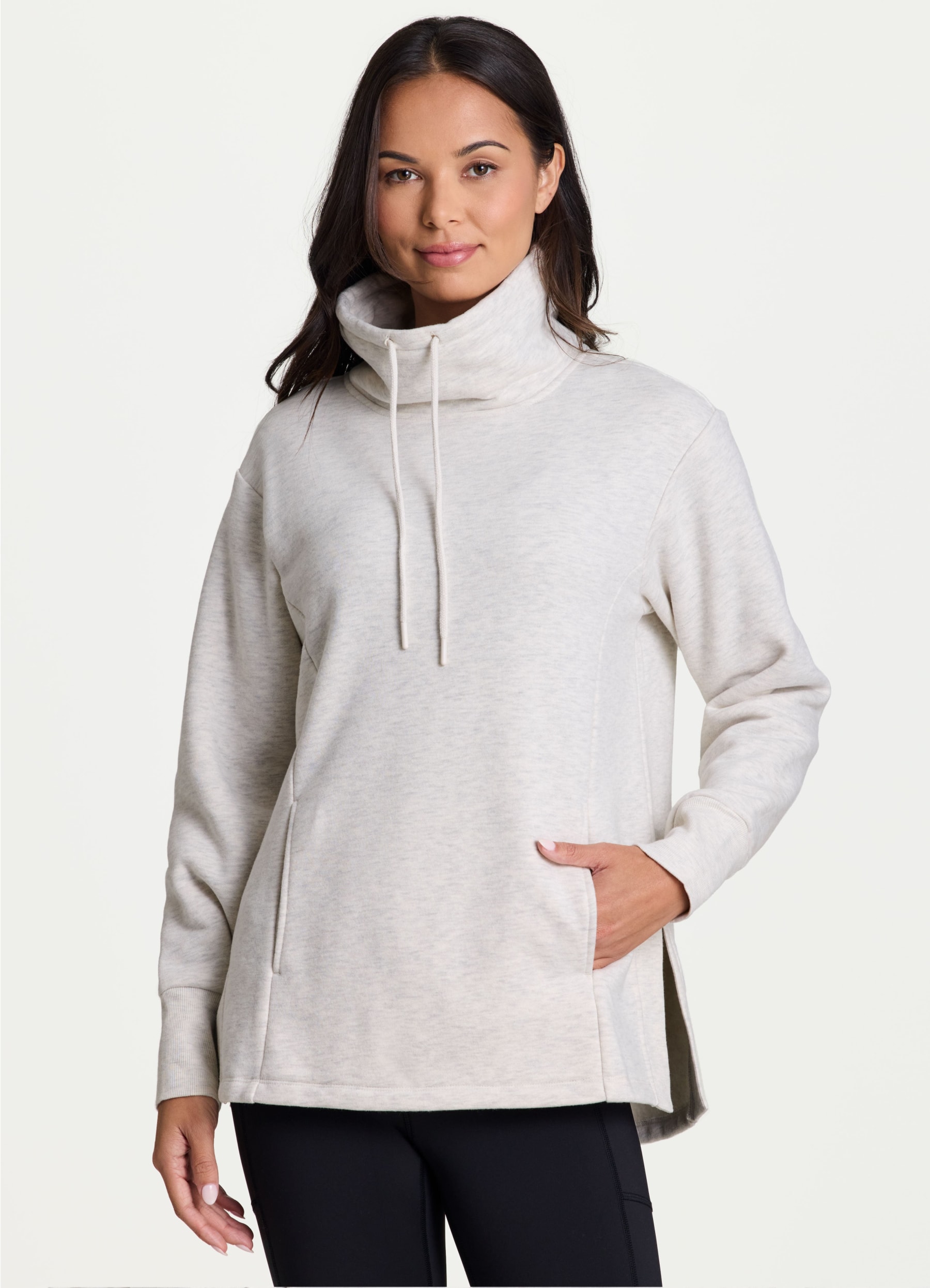 Downtown Fleece Cowl Neck Tunic - RBX Active