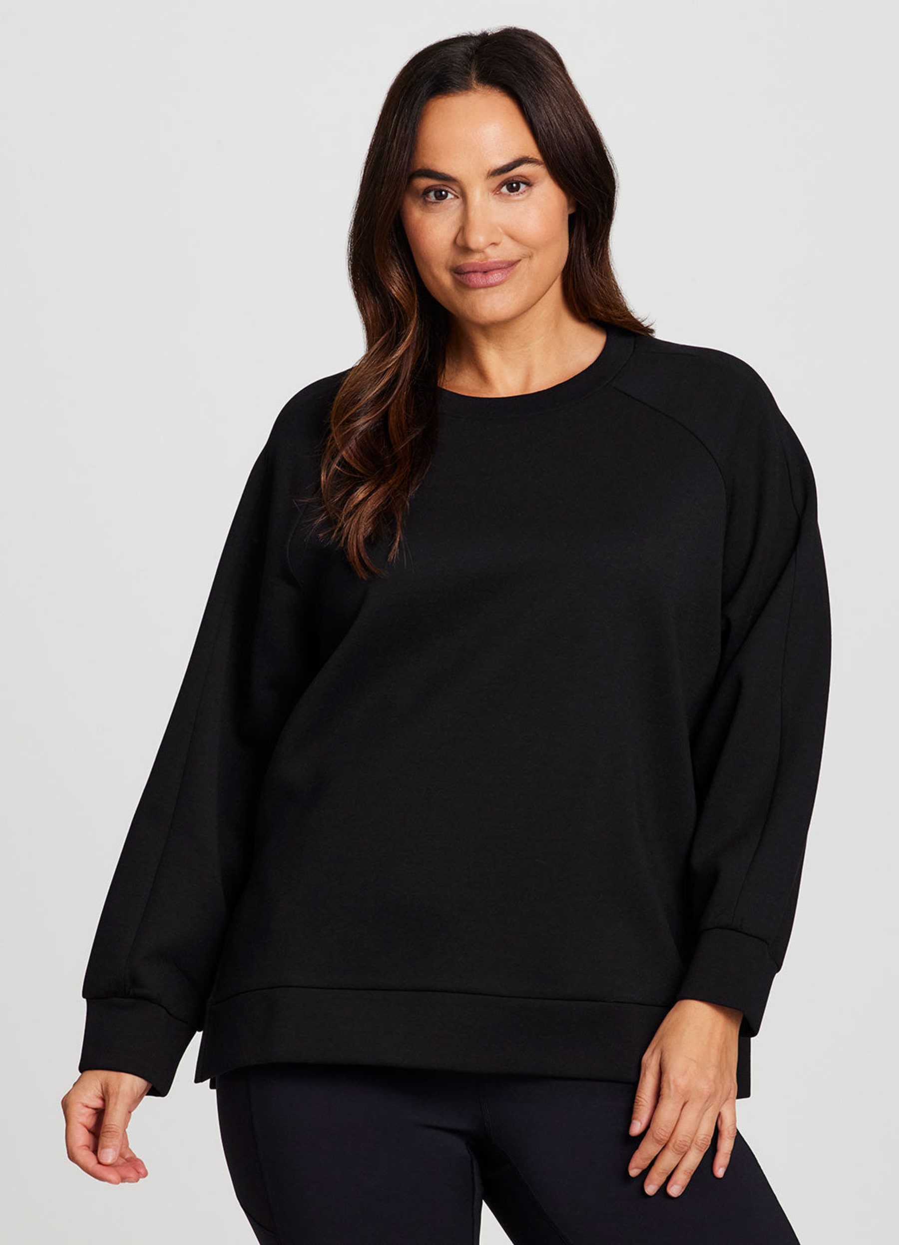 Plus LuxeSoft Crewneck Tunic - RBX Active