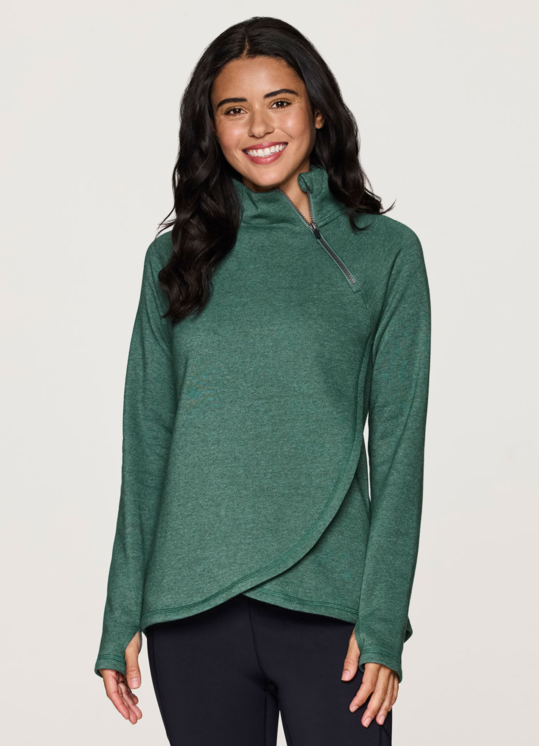 Prime Ready To Roll Fleece Zip Mock Neck Pullover - RBX Active