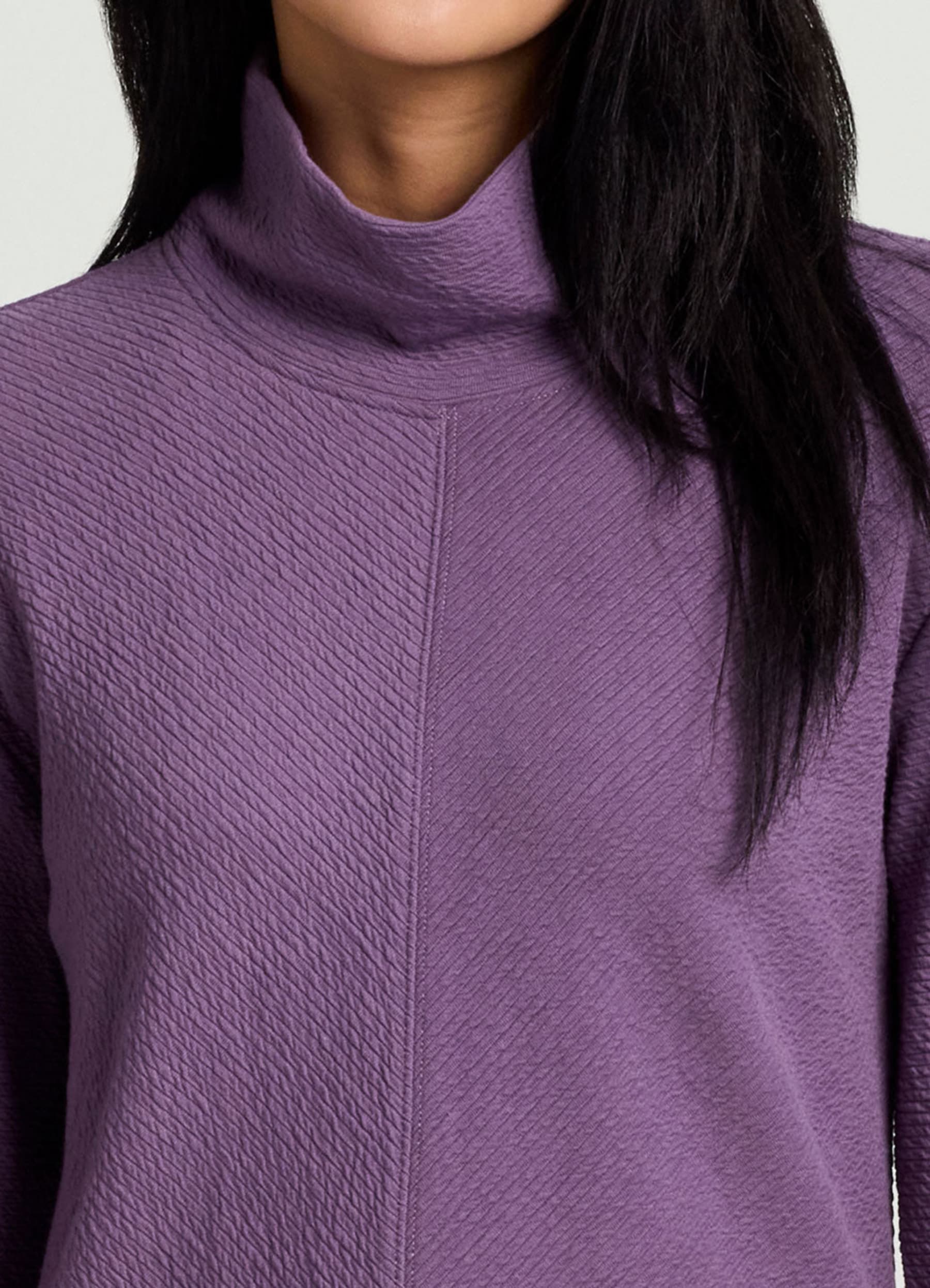 Studio Jacquard Mock Neck Pullover - RBX Active