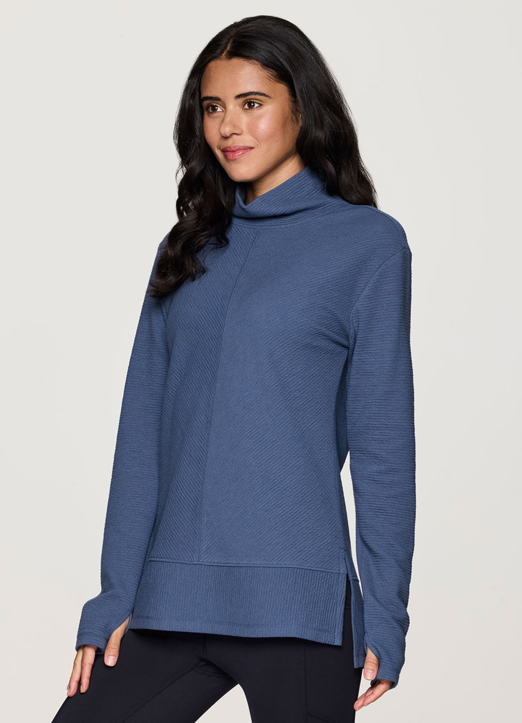 Studio Jacquard Mock Neck Pullover - RBX Active