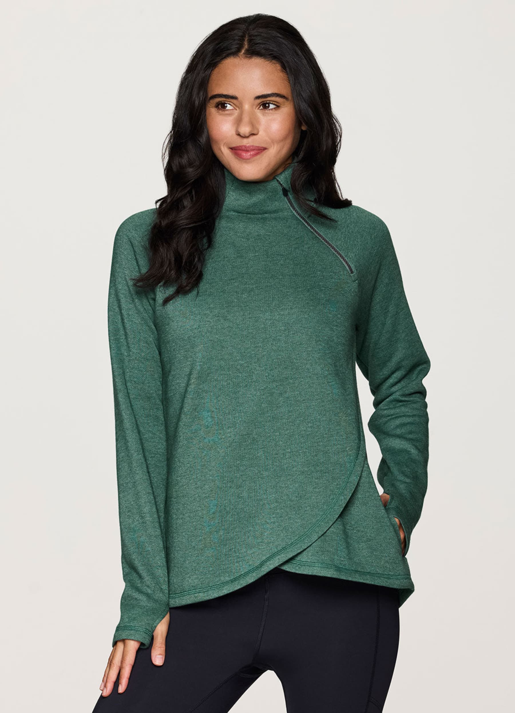 Prime Ready To Roll Fleece Zip Mock Neck Pullover - RBX Active