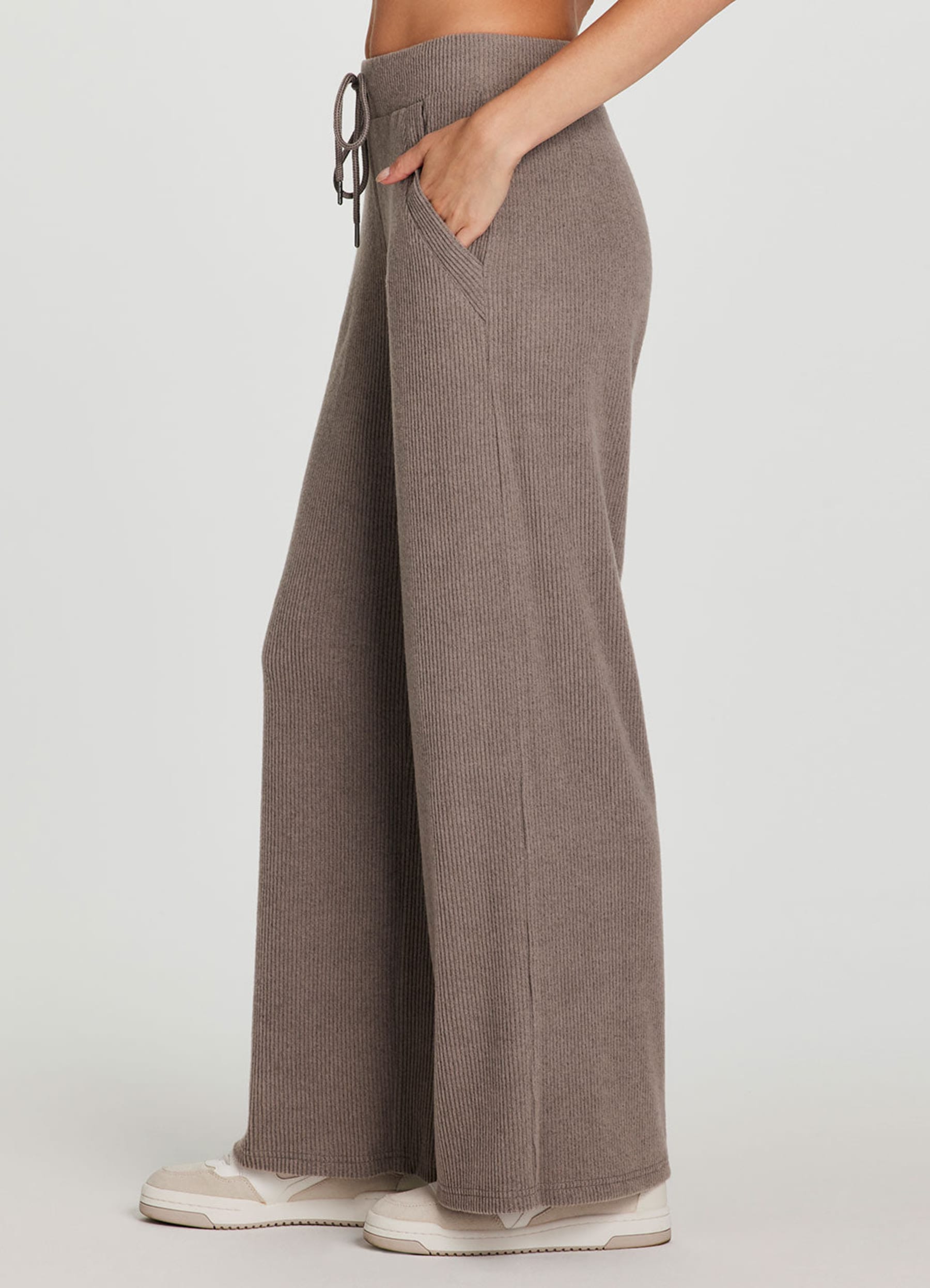 Laidback Ribbed Wide Leg Pant - RBX Active