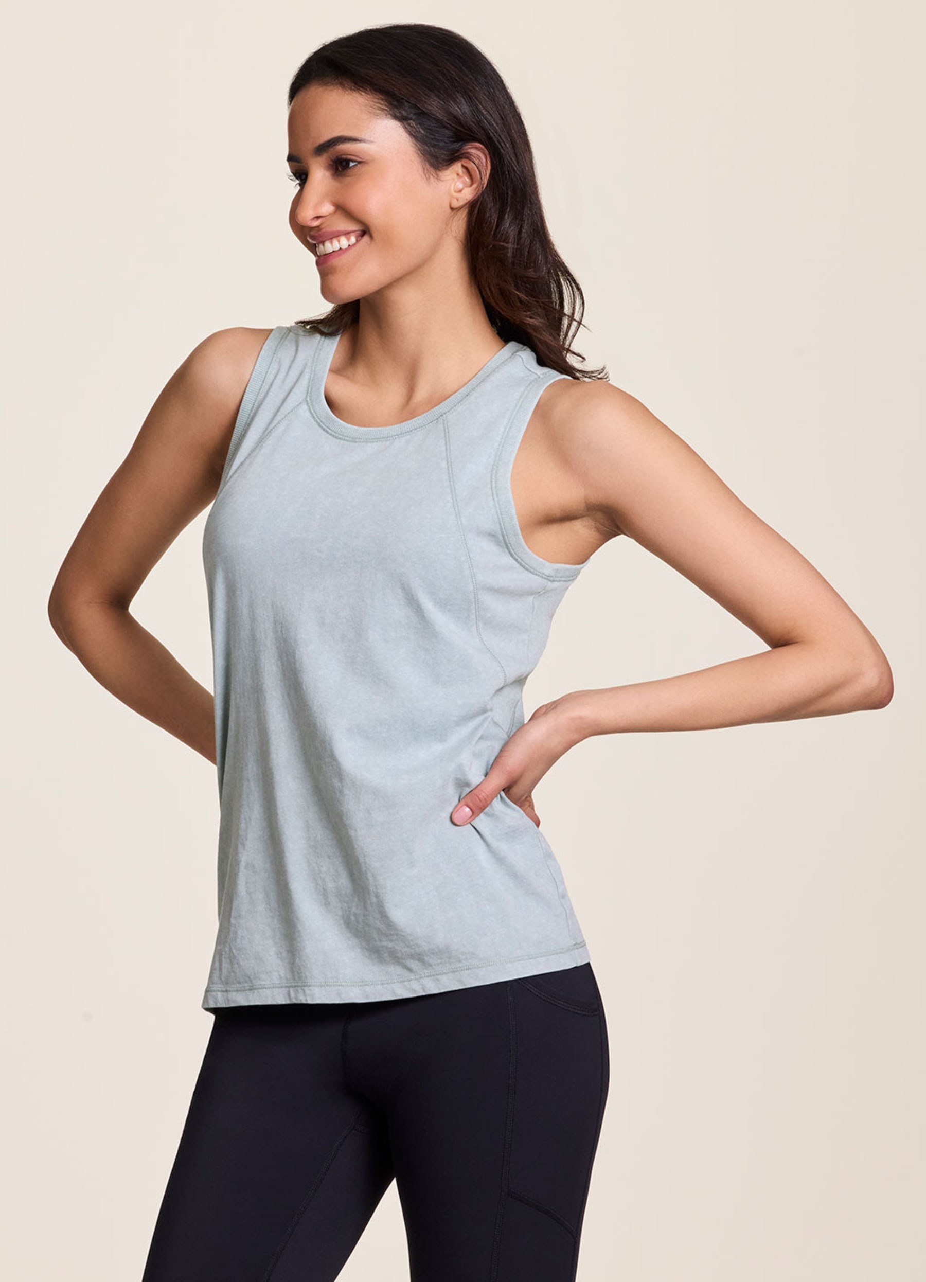 Seascape Back Ribbed Tank - RBX Active