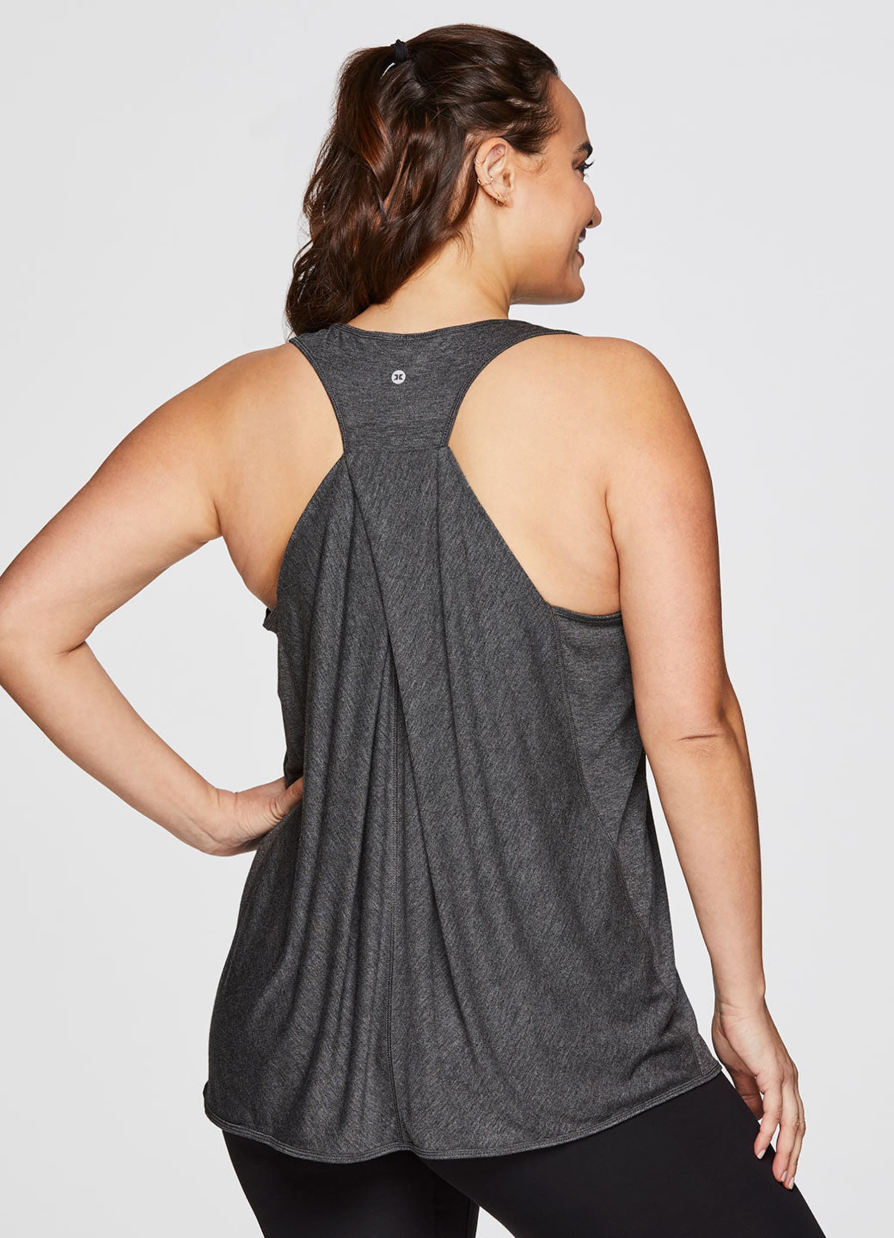 Plus Prime Relaxed Twist Back Tank Top - RBX Active
