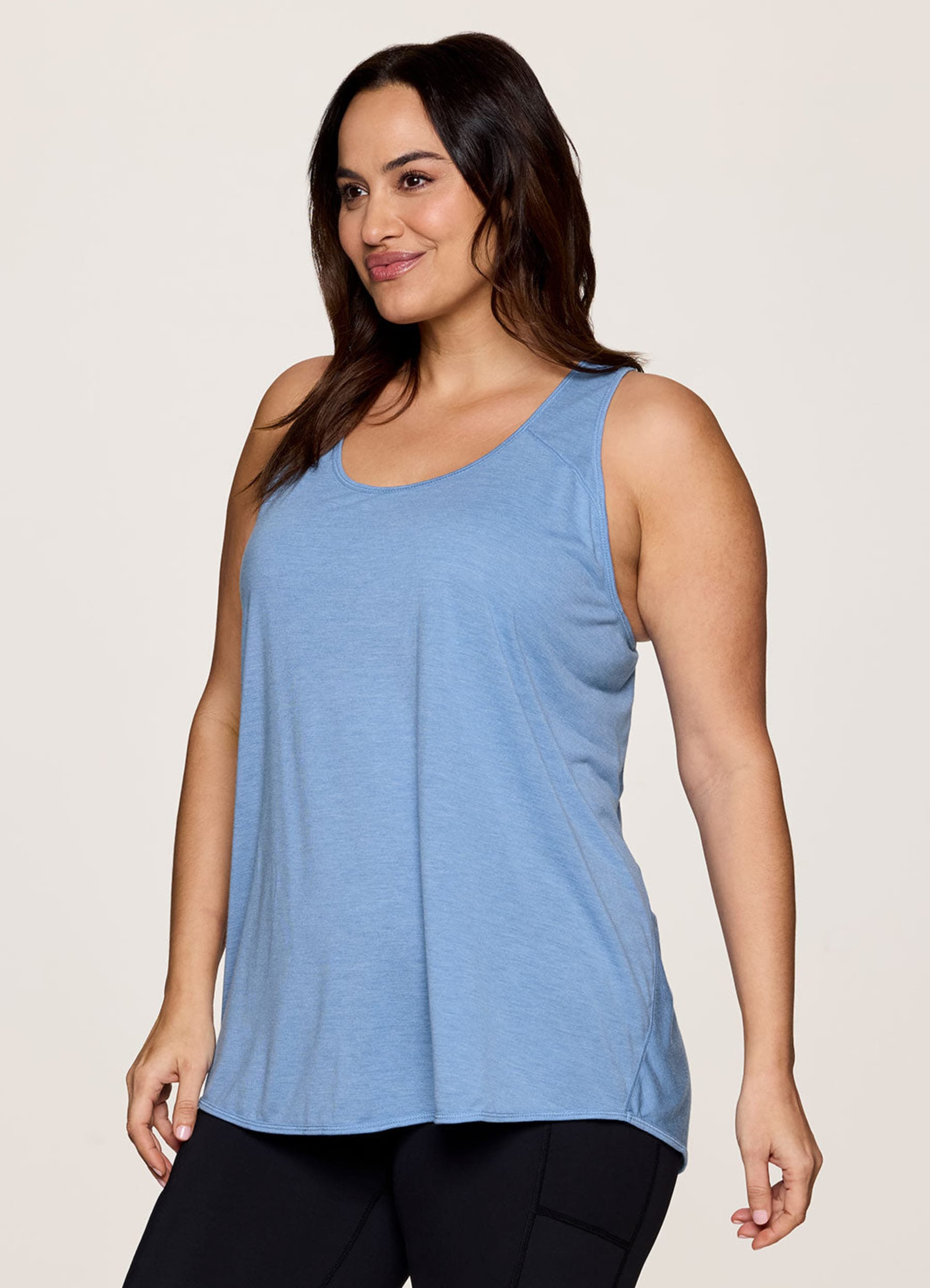 Plus Prime Relaxed Twist Back Tank Top - RBX Active