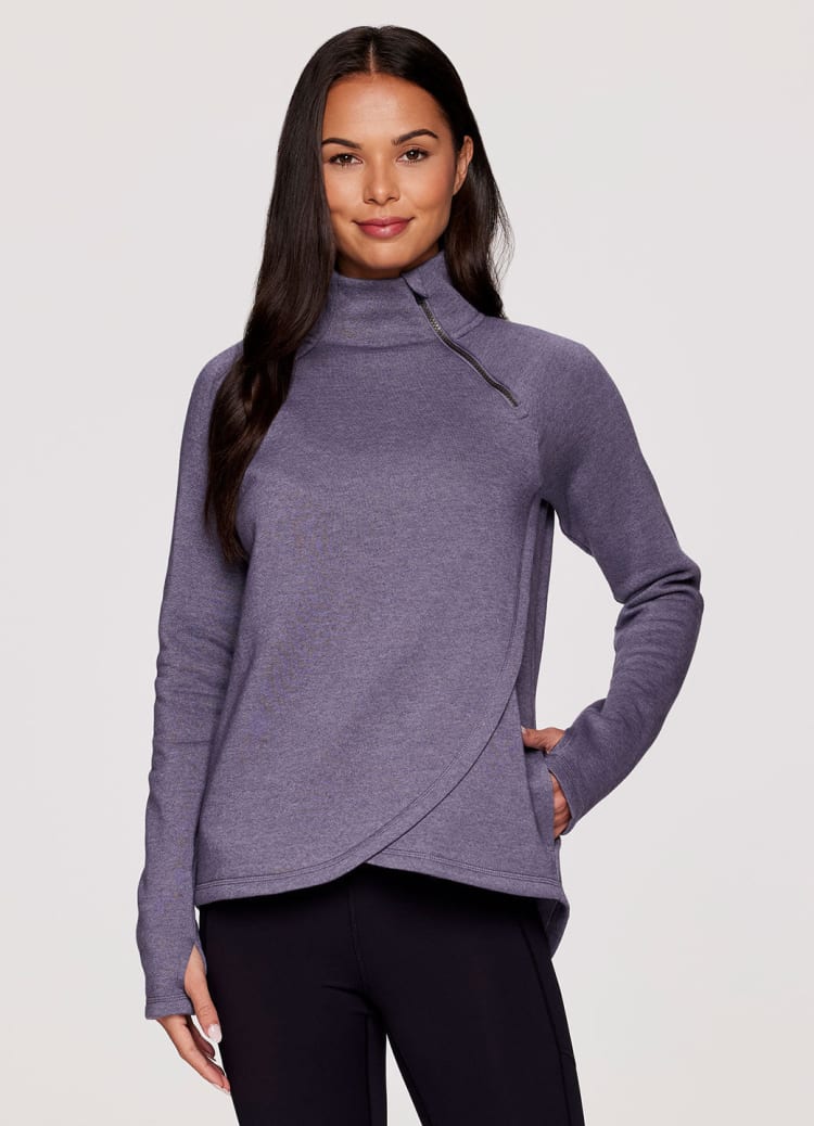 Prime Ready To Roll Fleece Zip Mock Neck Pullover - RBX Active