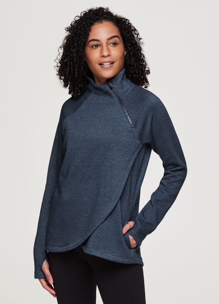 Prime Ready To Roll Fleece Zip Mock Neck Pullover - RBX Active